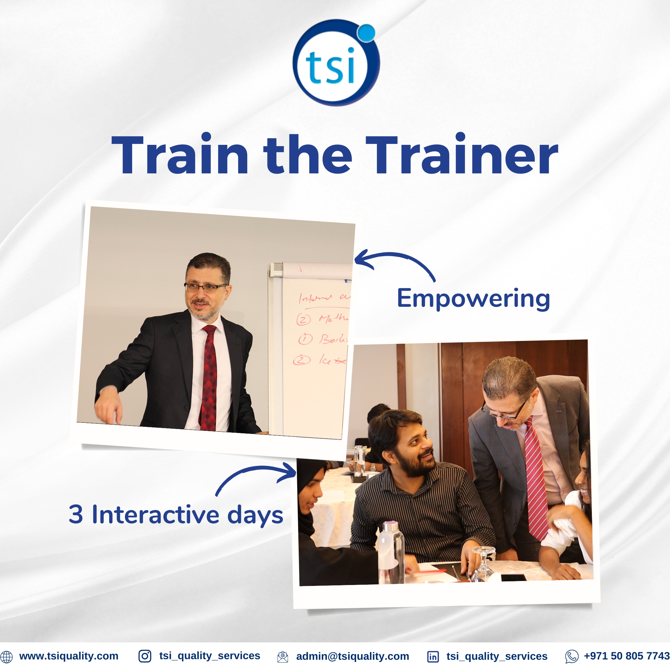 TSI Quality Services TSI Train the Trainer Course Training